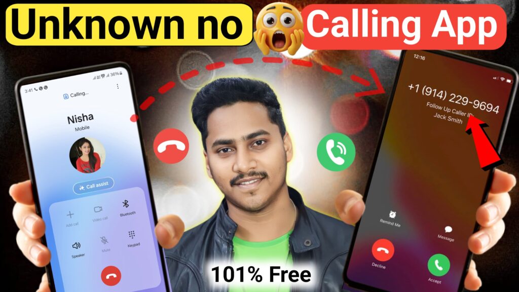 Yolla International Calling App unknown number - bharattalk